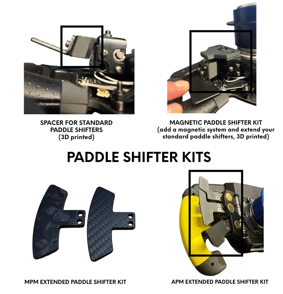Fanatec Formula - Extended Paddle Shifter Kits (10mm longer ...